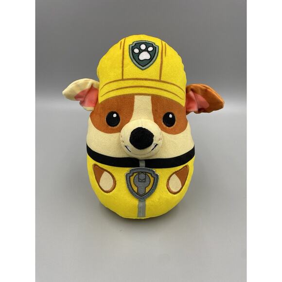 Nickelodeon | Toys | Paw Patrol Rubble 85 Inch Squishy Plush Stuffed ...